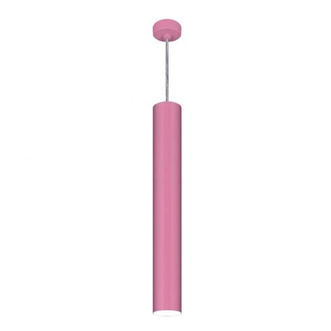Pendente Viena Tubo 60cm Woods Rosa Bebê Leroy Merlin