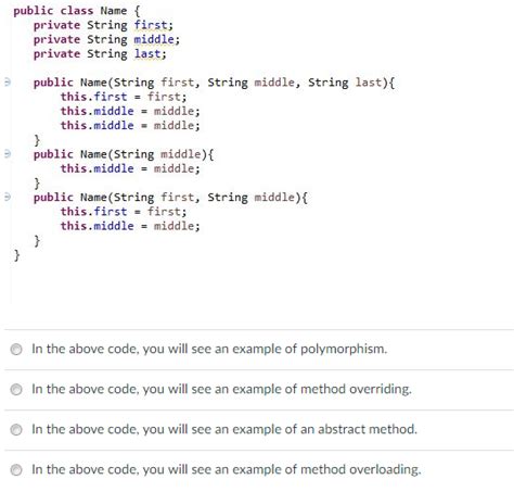 Public Class Name Private String First Private