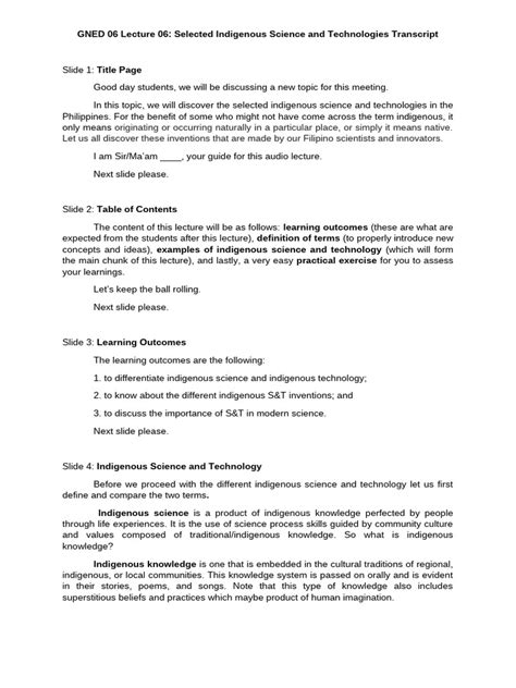 Lecture 6 Transcript Pdf Food Preservation Science