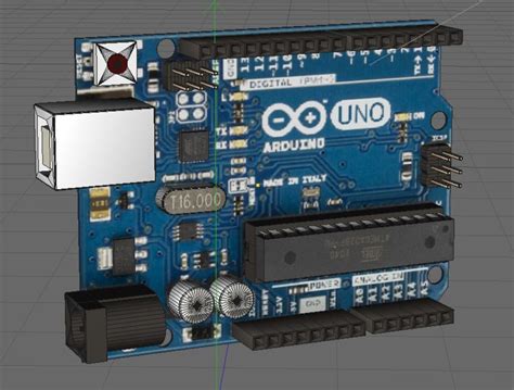 Arduino Uno 3d Model 3 Obj Dxf C4d 3ds Free3d