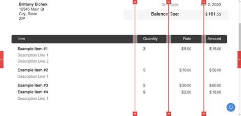 Identifying Table Subsections Docparser Support Area