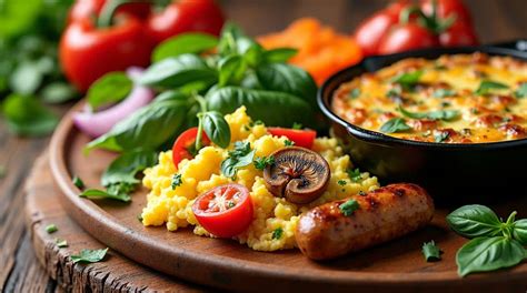 Chicken Sausage And Egg A Delicious Breakfast Combo