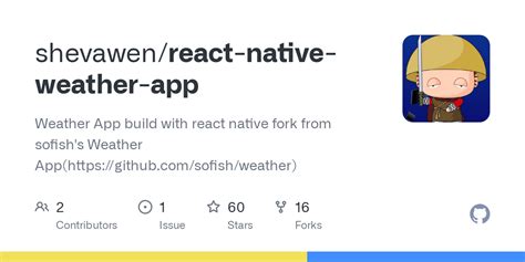 GitHub Shevawen React Native Weather App Weather App Build With