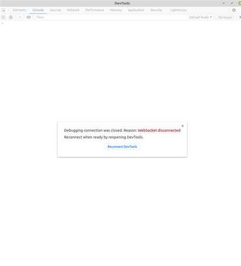 Sdk 49 Linux Debugging Connection Was Closed Reason Websocket Disconnected · Issue 23787