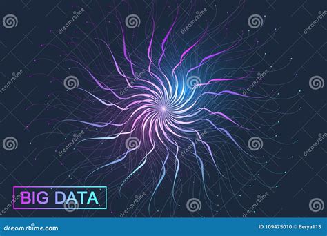 Grote Complexe Gegevens Grafische Abstracte Mededeling Als Achtergrond