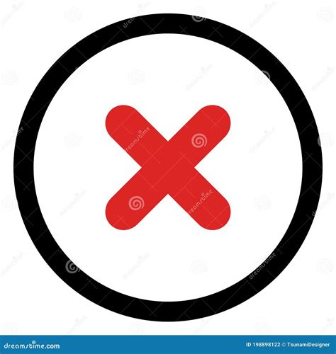 Wrong Marks Cross Marks Rejected Disapproved No False Not Ok