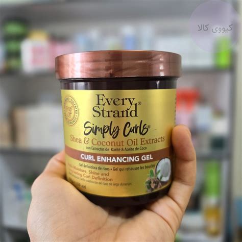 ژل تقویت کننده شی و روغن نارگیل اوری استرند Every Strand مخصوص موهای فر فروشگاه کیووی کالا