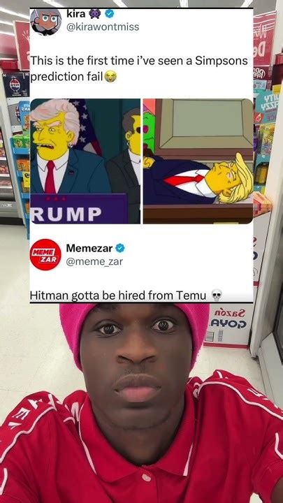This Is The First Time Ive Seen A Simpsons Prediction Fail Hitman Gotta Be Hired From Temu
