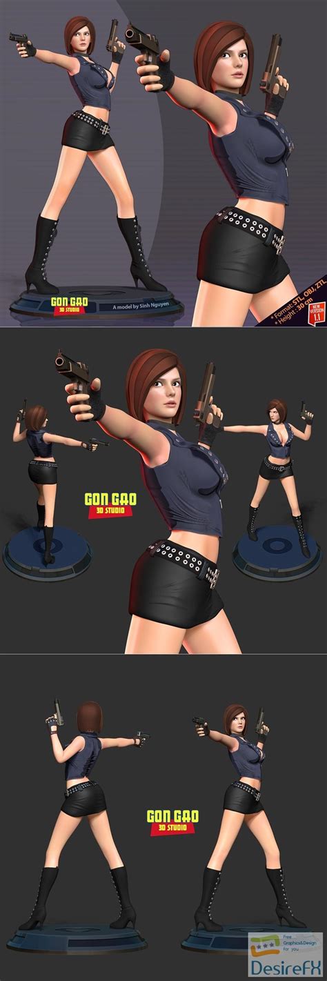Download Female Assassin Remake 3d Print Desirefxcom