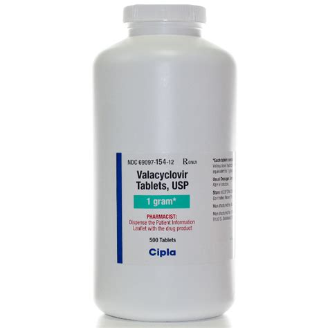 Valacyclovir Hcl 1gm Rx Products
