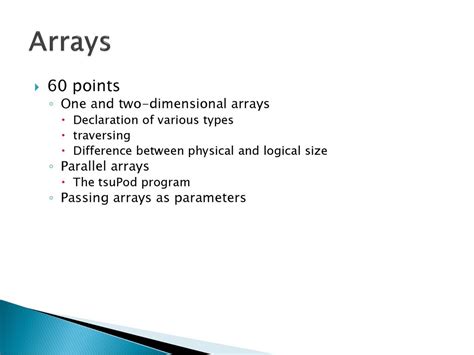 Cs 2308 Exam I Review Ppt Download