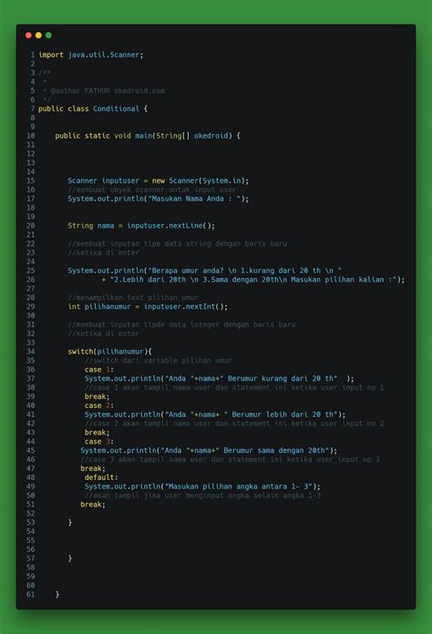 Belajar Mengenal Pola Percabangan Switch Case Pada Java Java Media Kita