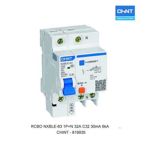 Rcbo Nxble 63 1p N 32a C32 30ma 6ka