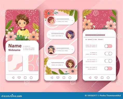 Mobile App Design UI UX Vector Illustration Stock Vector Illustration Of Login Flat