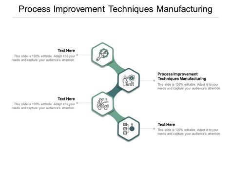 Process Improvement Techniques Manufacturing Ppt Powerpoint Presentation Summary Templates Cpb