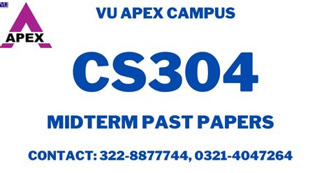 Cs304 Midterm Past Papers