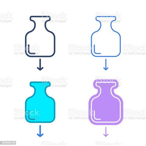 무게 개념 기호 차원 및 측정 벡터 개요 아이콘 설정합니다 0명에 대한 스톡 벡터 아트 및 기타 이미지 0명 3차원 형태 강철 Istock