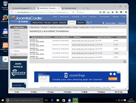 Como Instalar Nuestro Propio Servidor Web Xampp Con Varios Cms Instalamos Joomla En Xampp