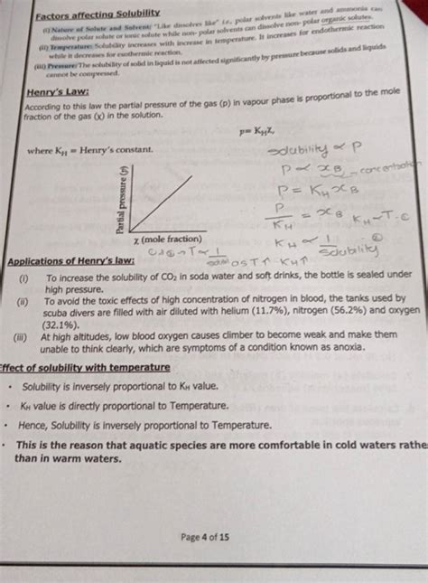 Factors Affecting Solubility I Nature Of Solute And Solvent Like Disso