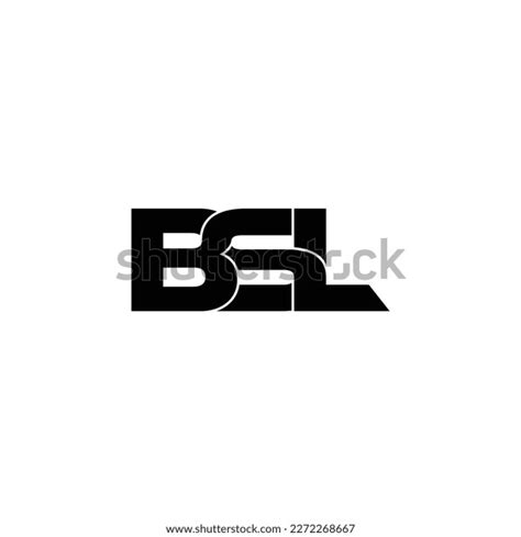 Bsl Letter Monogram Logo Design Vector Stock Vector Royalty Free