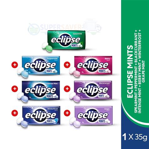New Eclipse Mints Tins Candy 35g 9 Flavour Shopee Malaysia