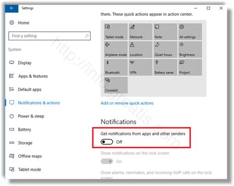 How To Disable Action Center Notifications In Windows 10 Windows Tips Tricks Hacks And Tweaks