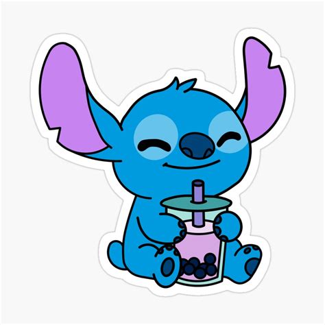 Stitch Boba Wallpapers Wallpaper Cave