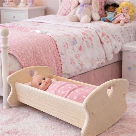 Wooden Doll Beds 18 Inch Etsy