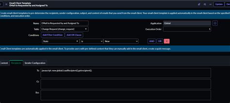 Solved Email Client Template Servicenow Community