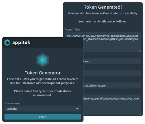 Appitek Token Generator