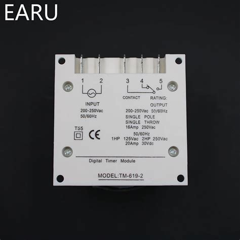 Earu Tm Ac V V V Digitális Lcd Power Timer Programozható Időkapcsoló Relé Ul Vel