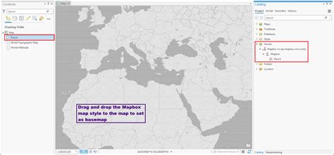 How To Add Mapbox Map Styles As Basemaps In Arcgis Pro