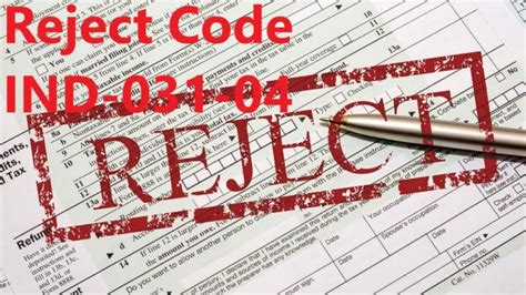 IRS Reject Codes TaxUni