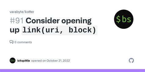 consider opening up `link uri block ` · issue 91 · varabyte kotter