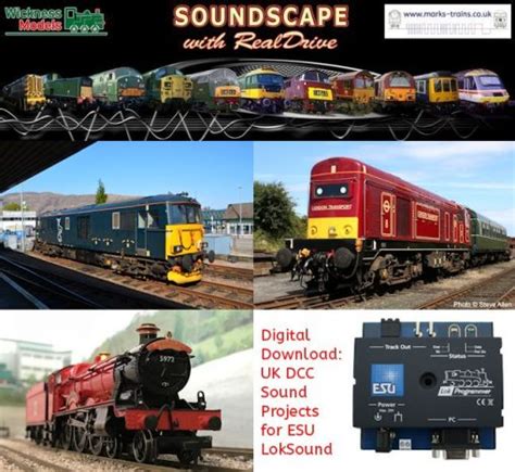 Uk Dcc Sound Projects For Esu Loksound V4 And 5 Decoders Marks Trains Ltd