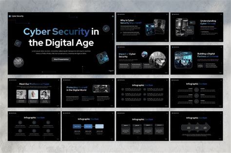 Cyber Security Incl Infographics And Deck Envato