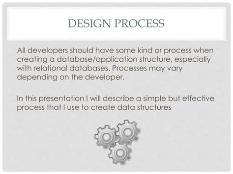 Learn Database Design With Mysql Chapter 6 Database Design Process