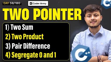 Komali Oruganti On Linkedin Lecture 28 Two Pointer In C Two Sum