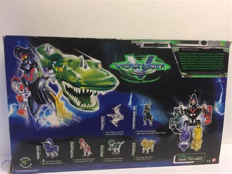 Voltron Voltrex Dino Force The Third Dimension Trendmasters Opened Box
