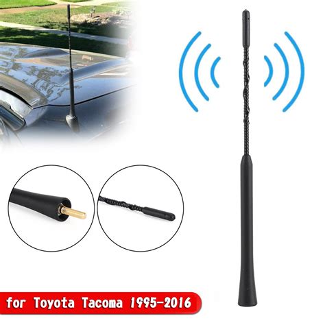 11inch Black Antenna Mast Amfm Fit For Toyota Tacoma 1995 2016 Black