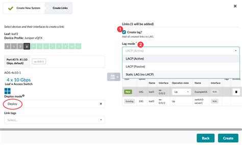 Create Internal Generic System Apstra 50 Juniper Networks