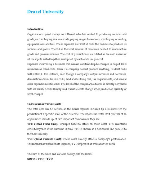 Lecturer Notes Economic 2 Economic For Managers Draxel University Introduction Organizations