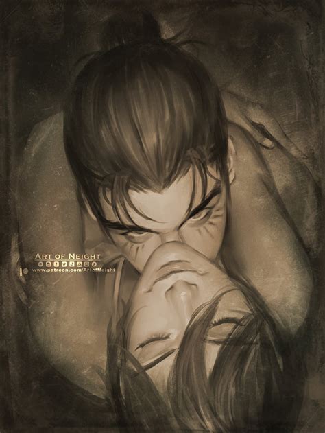 Mikasa Ackerman And Eren Yeager Shingeki No Kyojin Drawn By Artof