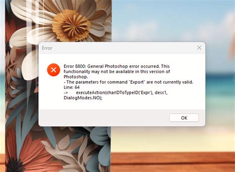 Javascript Photoshop Script Returning Error 8800 When Exporting Video Stack Overflow