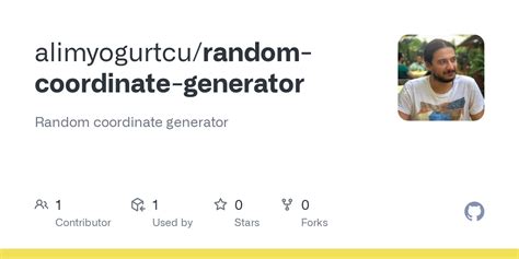 Github Alimyogurtcurandom Coordinate Generator Random Coordinate