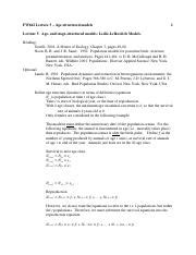 Lecture 5 Age Structured Models Pdf FW662 Lecture 5 Age Structured Models 1 Lecture 5 Age