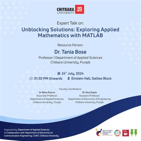 Tania Bose On Linkedin Matlab Appliedmathematics Experttalk