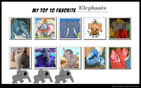 My Top 10 Favorite Elephants By Frogwoodproductions On Deviantart