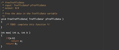 Solved Void Printroaddata Int Length Int From Int To