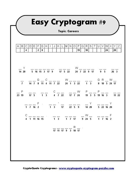 Free Printable Cryptograms Free Printable